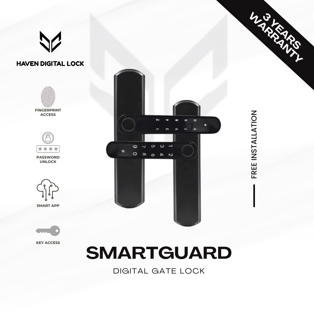 FREE INSTALLATION! | Gate SmartGuard Digital Lock, Furniture & Home ...