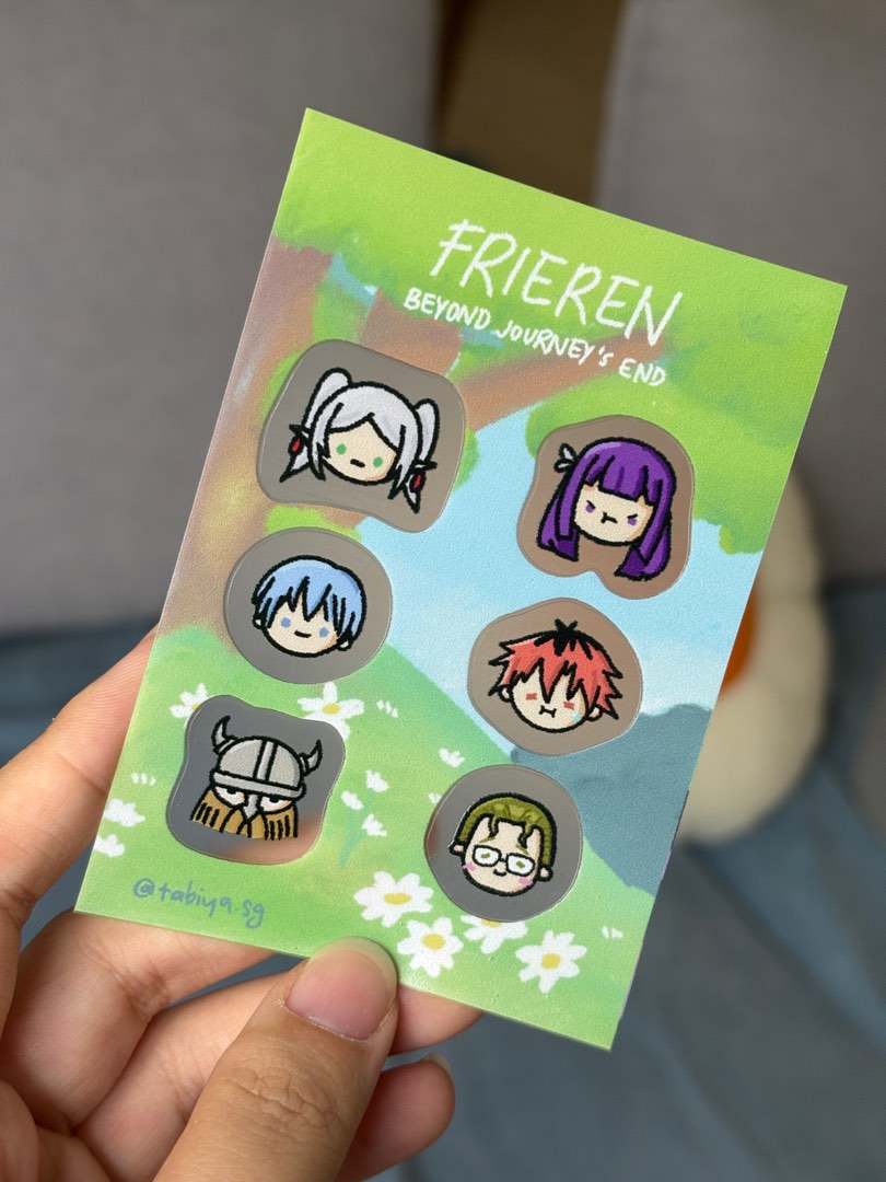 Frieren Mini Sticker Sheet, Hobbies & Toys, Stationery & Craft, Art ...