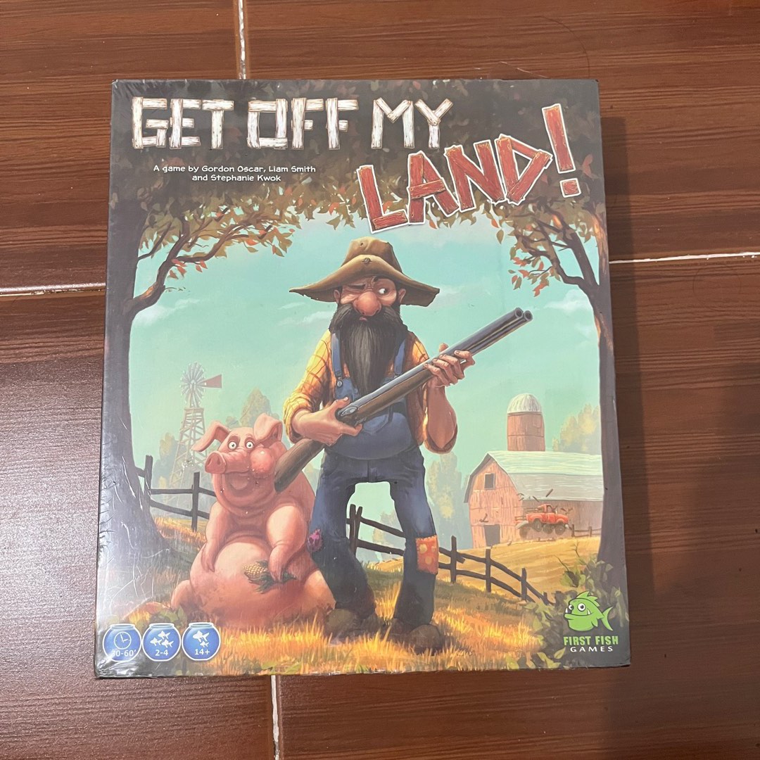 Get Off My Land Board Game, Hobbies & Toys, Toys & Games on Carousell
