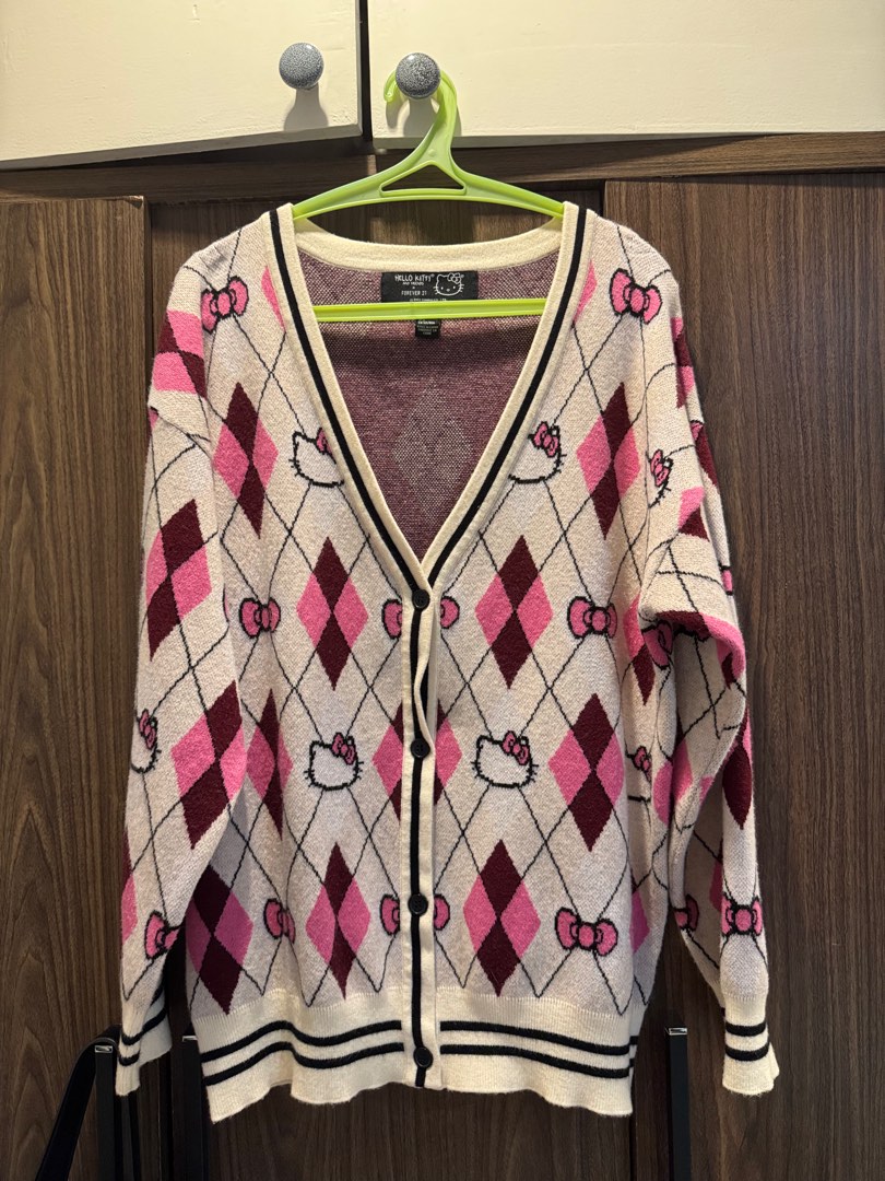 Hello kitty cardigan, Women's Fashion, Coats, Jackets and Outerwear on ...