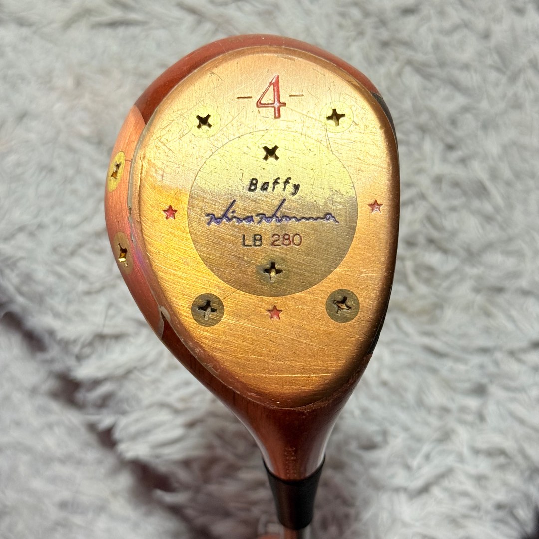 HIRO HONMA Baffy L280 # 4 Fairway Wood Persimmon USA Titanium Carbon Shaft Regular Flex R-2 ...