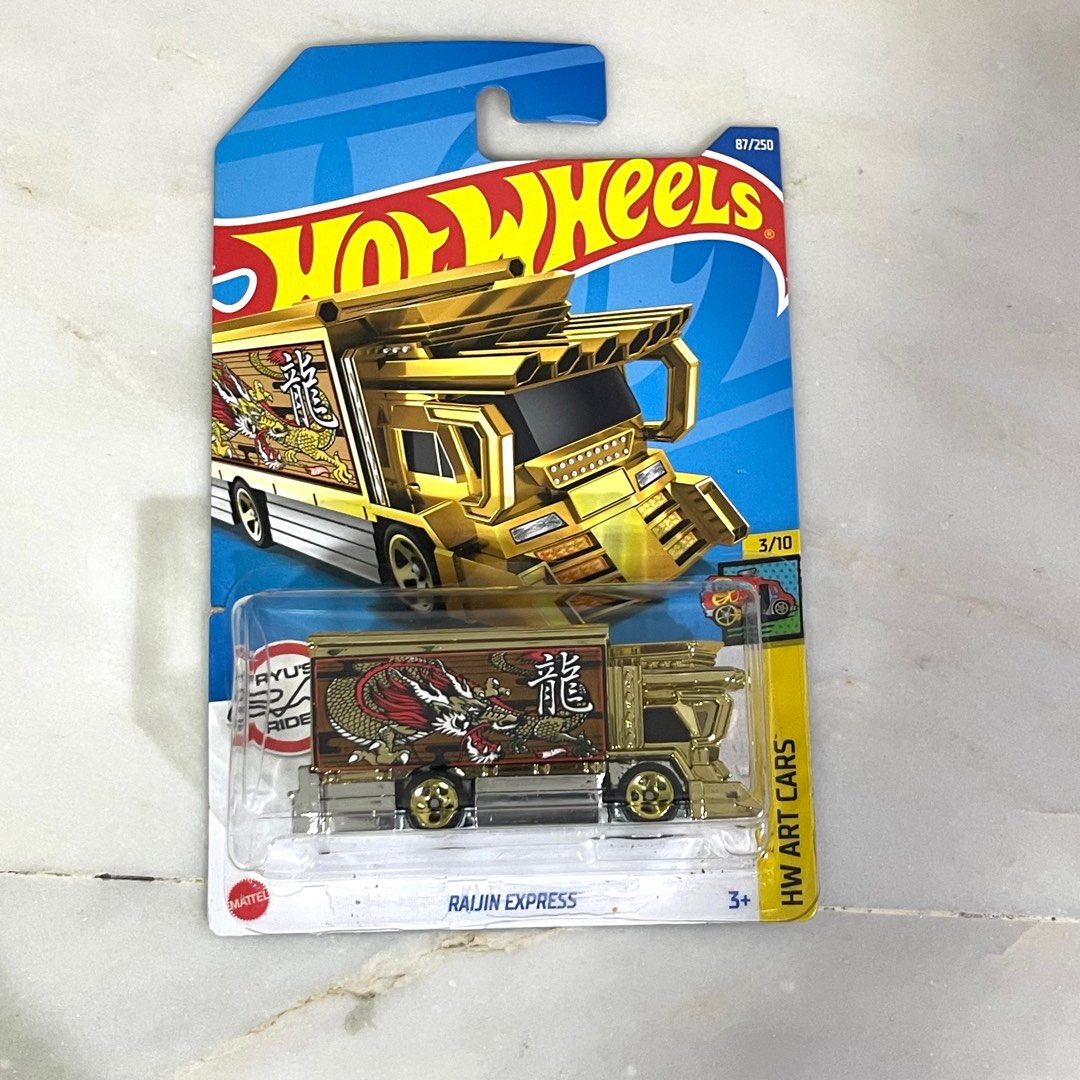 Hot Wheels Raijin Express Gold ( Japan card), Hobbies & Toys, Toys ...