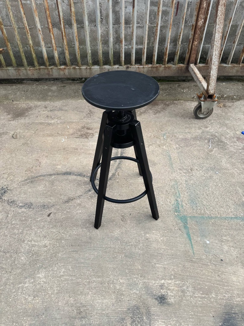 (IKEA) Adjustable Tall Stool Bar Chair Dining Kerusi Makan, Furniture ...