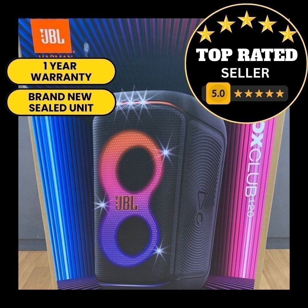 JBL Partybox Club 120 160 Watts (JBL Malaysia Set) (Fixed Price), Audio, Soundbars, Speakers ...