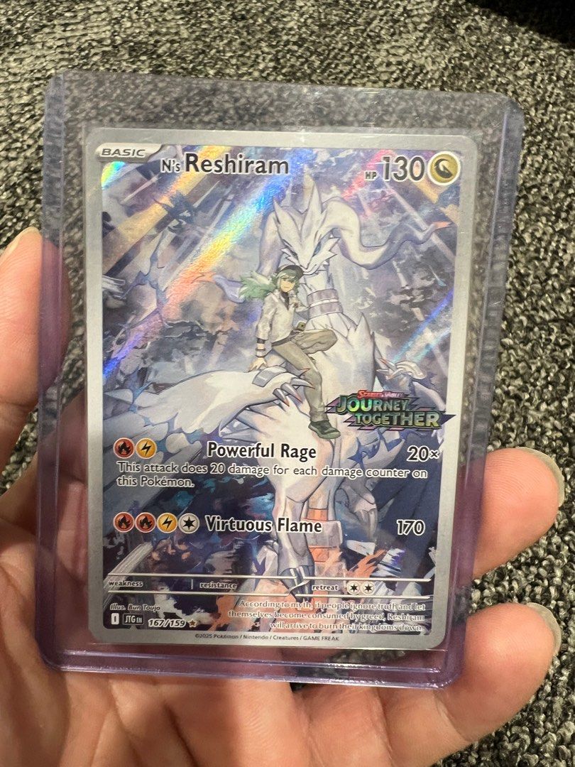 Journey Together N’s Reshiram Stamped Promo Not Prismatic 151 SWSH nor ...