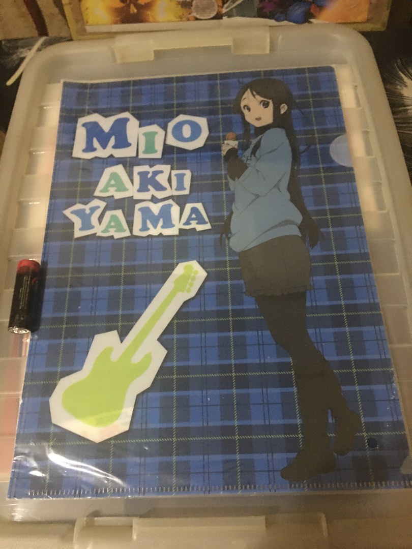 K-on ! Mio Akiyama Clear Folder File, Hobbies & Toys, Stationary ...