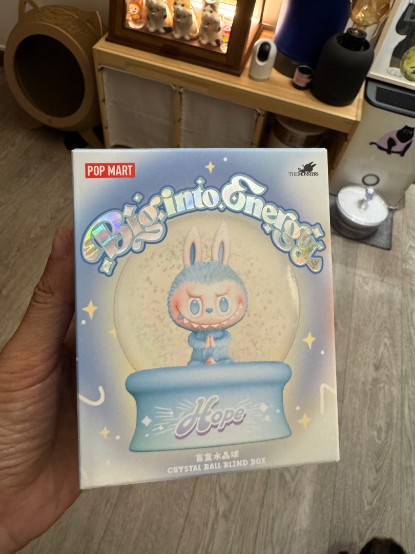 Labubu Big into Energy crystal ball, Hobbies & Toys, Toys & Games on ...