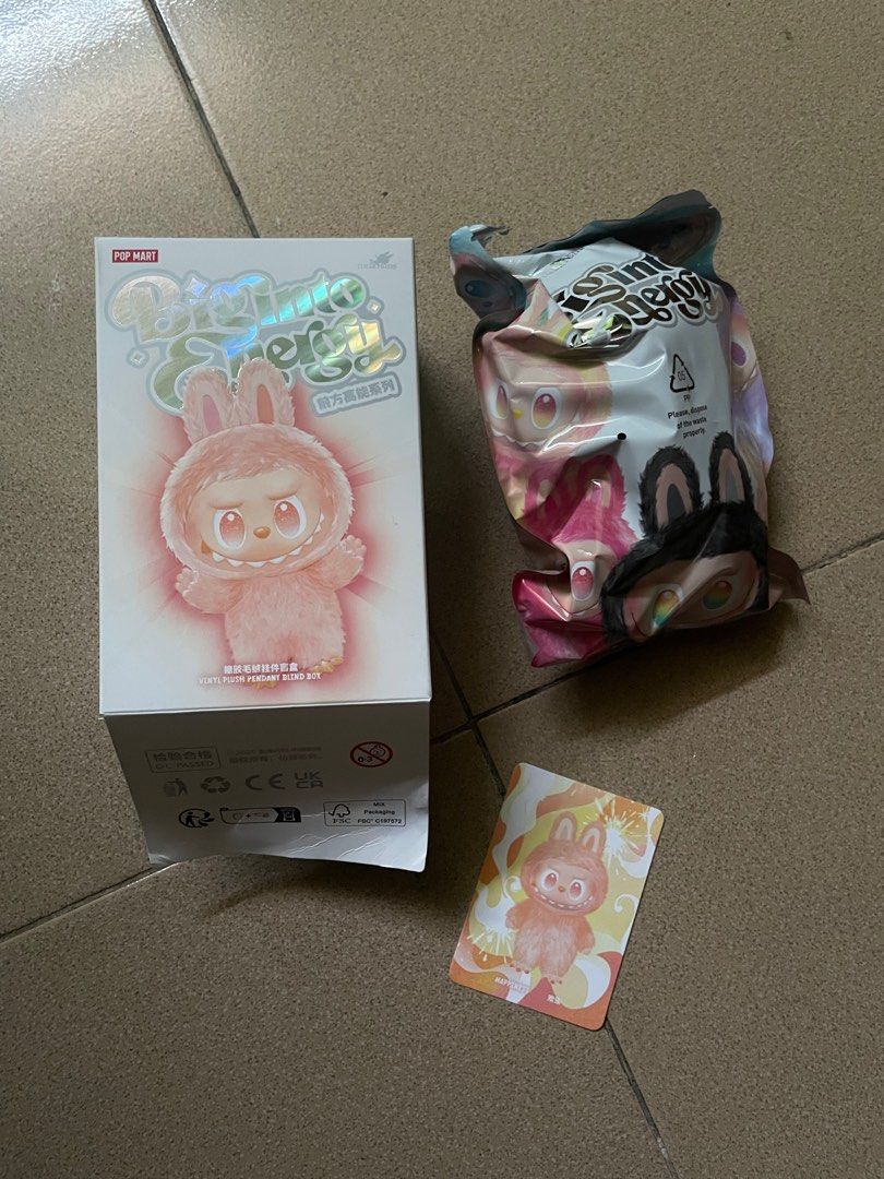 Pop Mart Labubu V3 The Monster Big Into Energy, Toys & Collectibles ...