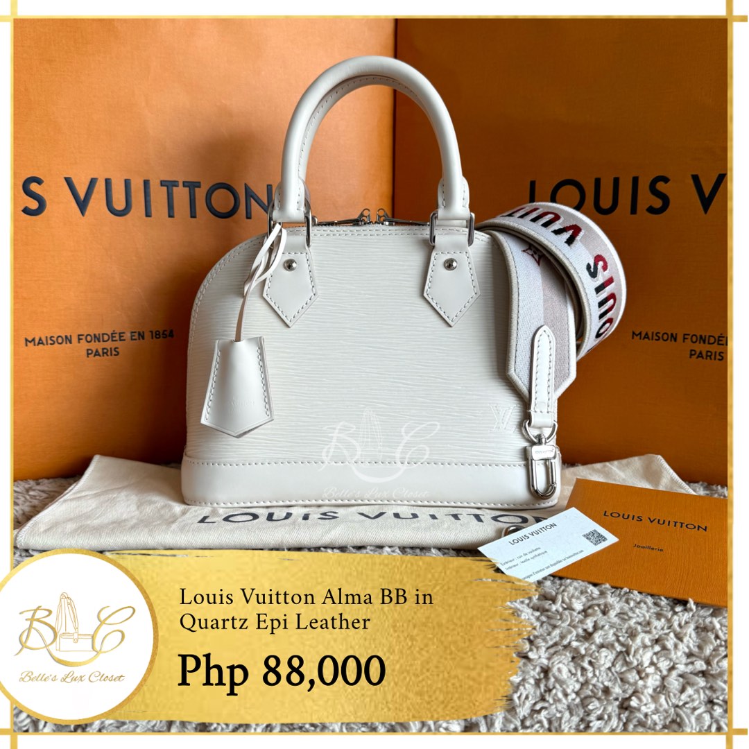 Louis Vuitton Alma BB in Quartz Epi Leather, Luxury, Bags & Wallets on ...
