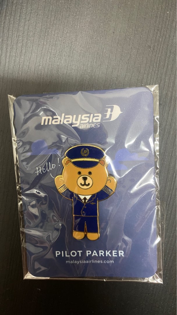 Malaysia Airlines (MAS) - Pilot Parker Pin, Hobbies & Toys ...