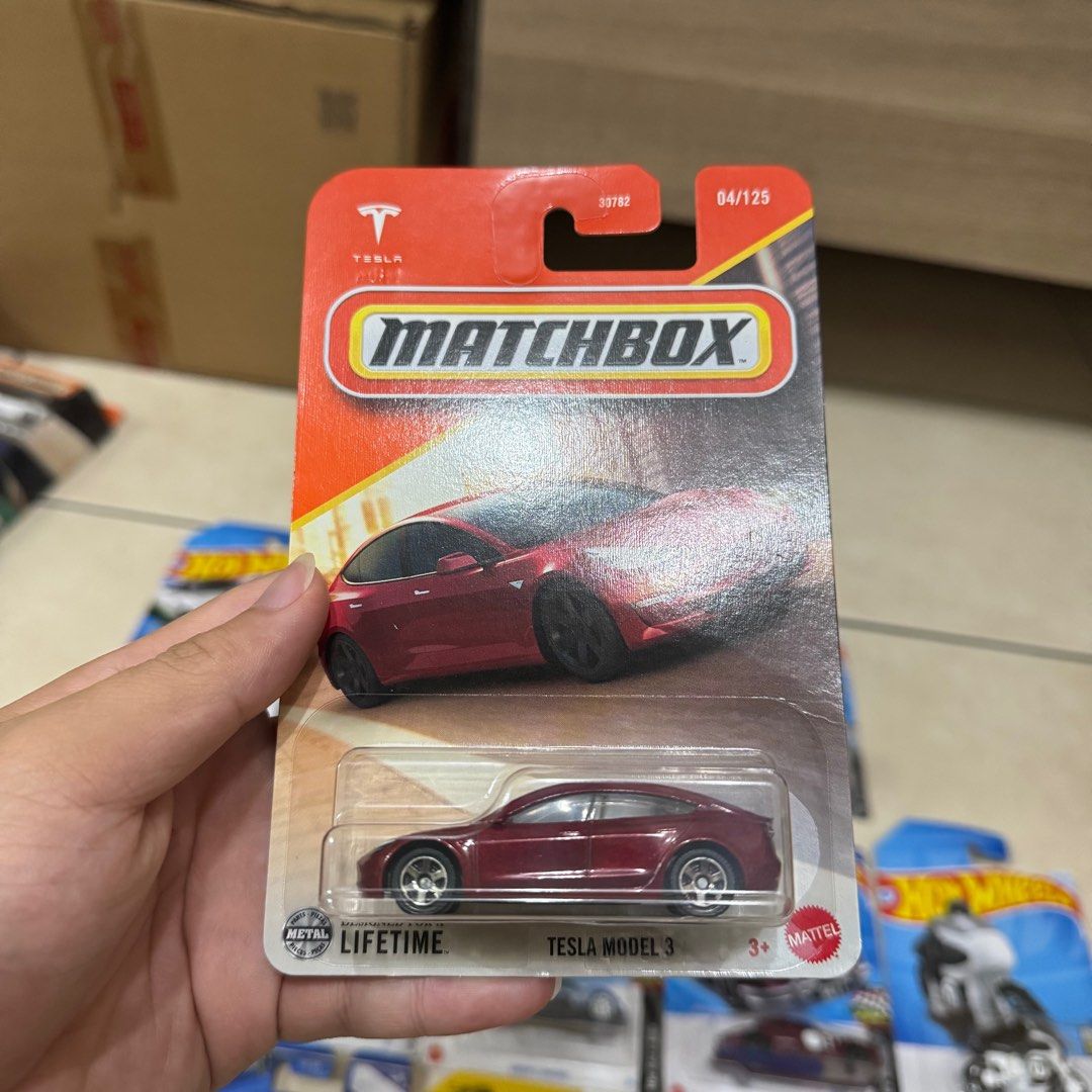 Matchbox Tesla Model 3, Hobbies & Toys, Toys & Games on Carousell