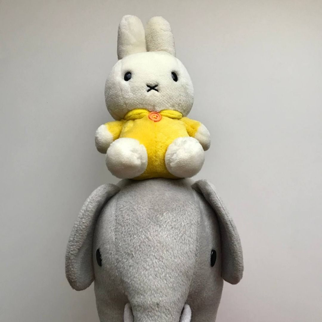 miffy plush with elephant terry, Hobbies & Toys, Toys & Games on Carousell