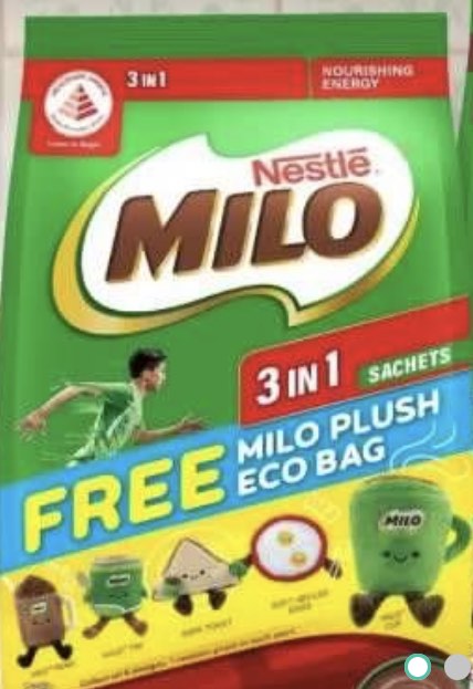 Milo with Plush Soft toy sealed, Food & Drinks, Beverages on Carousell