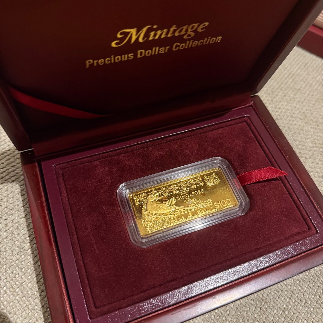 'Mintage' Precious Dollar Collection Singapore $100 (Bird Series) 32g ...