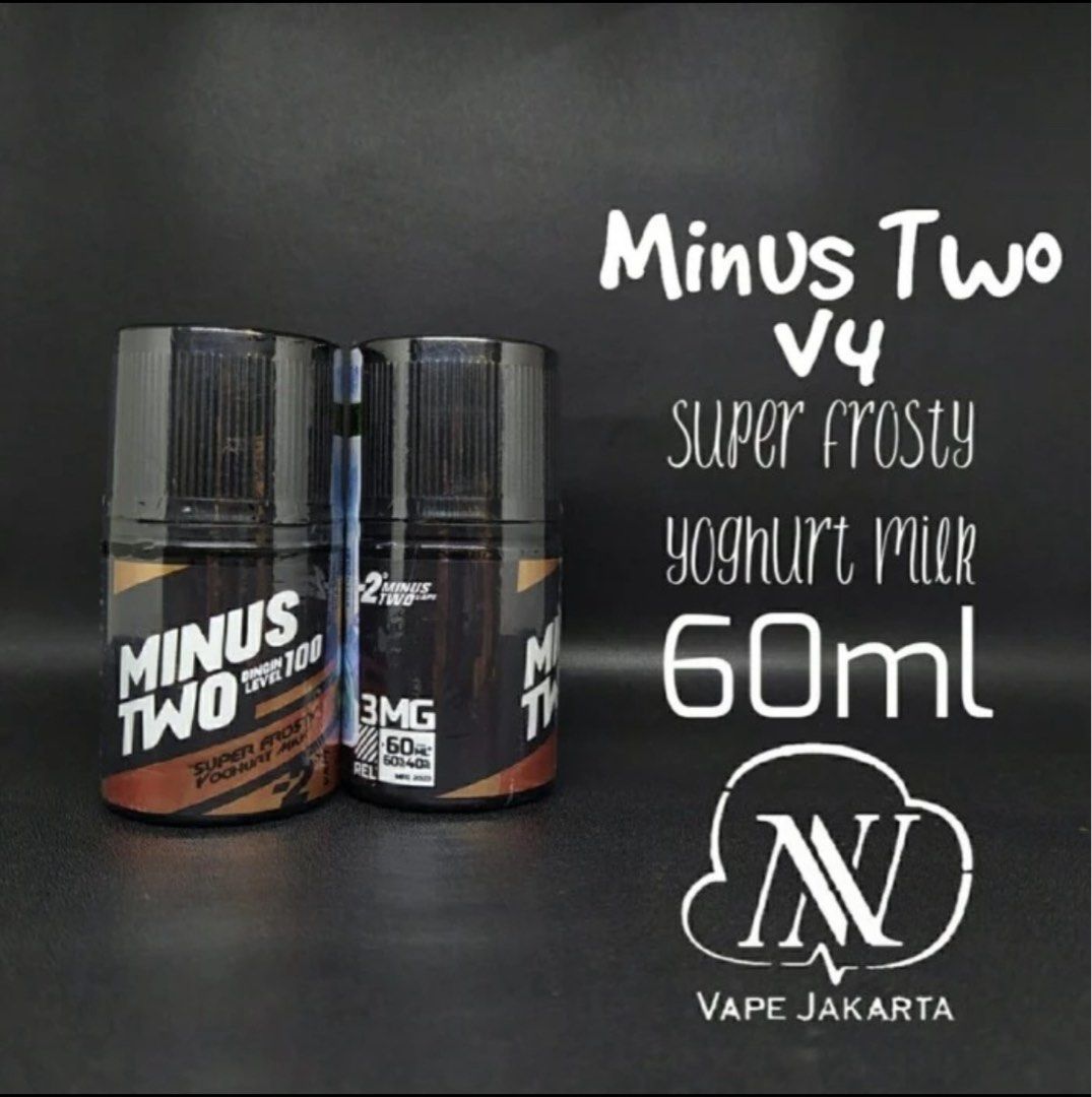 Minus Two V4 Yoghurt Milk 60ml, Elektronik, Lainnya di Carousell
