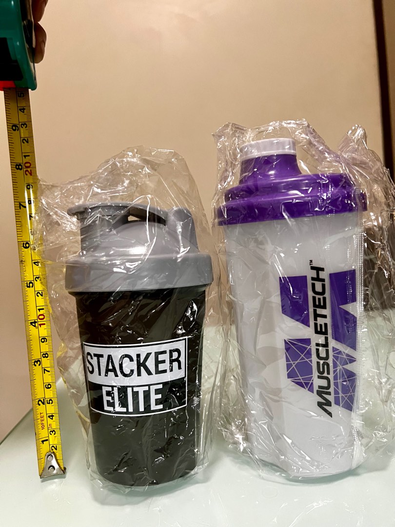 Muscletech Stacker Elite Whey Protein Shaker, Health & Nutrition ...