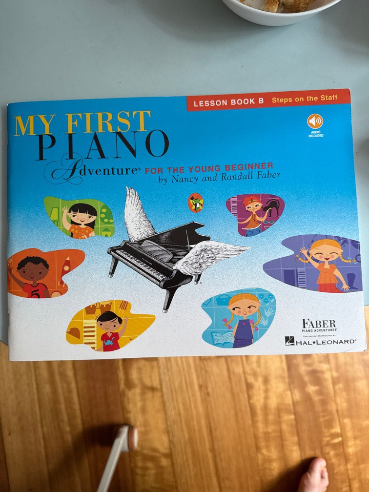 My first piano adventure lesson book B by Nancy and Randall Faber ...