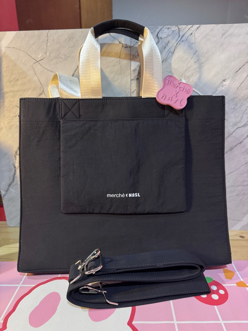 Nala bag black - Merche x Nasl, Fesyen Wanita, Tas & Dompet di Carousell