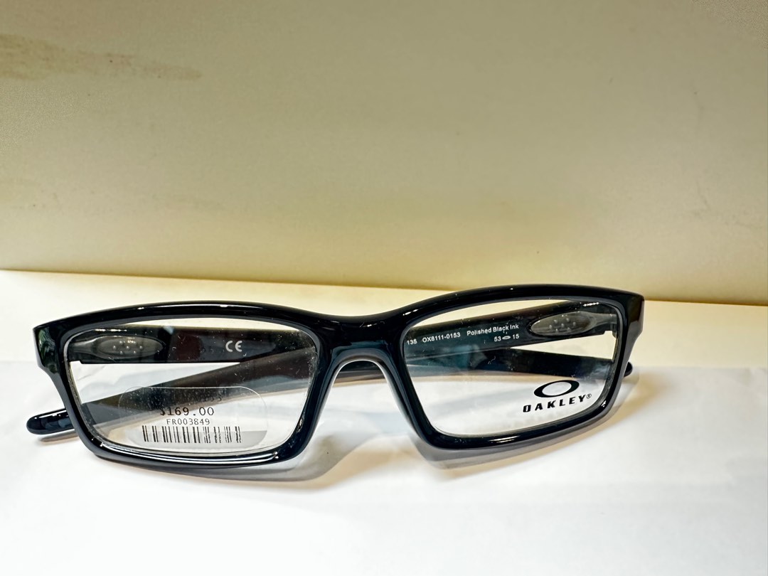 Oakley CrossLink black spectacle frame, Men's Fashion, Watches ...