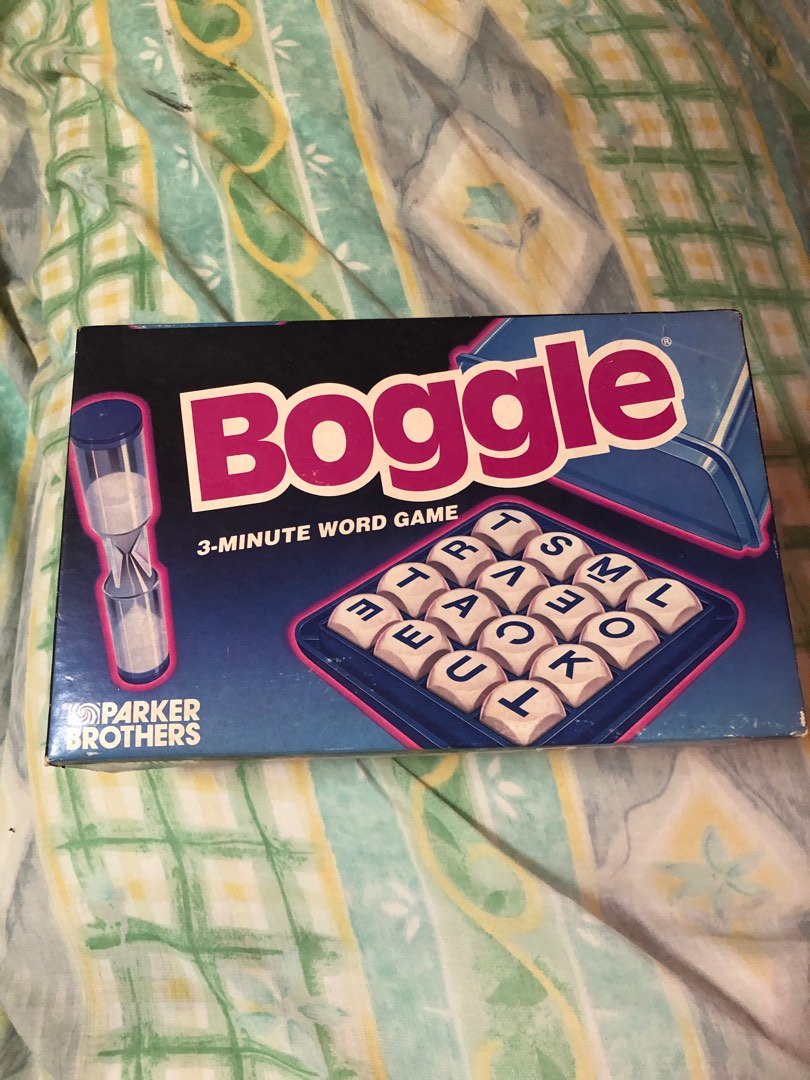 ORIGINAL BOGGLE WORD GAME ( PRE-LOVED, Hobbies & Toys, Toys & Games on ...