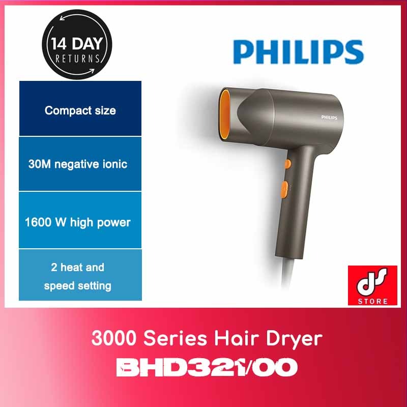Philips BHD321/00 3000 Series Hair Dryer, Beauty & Personal Care, Hair ...