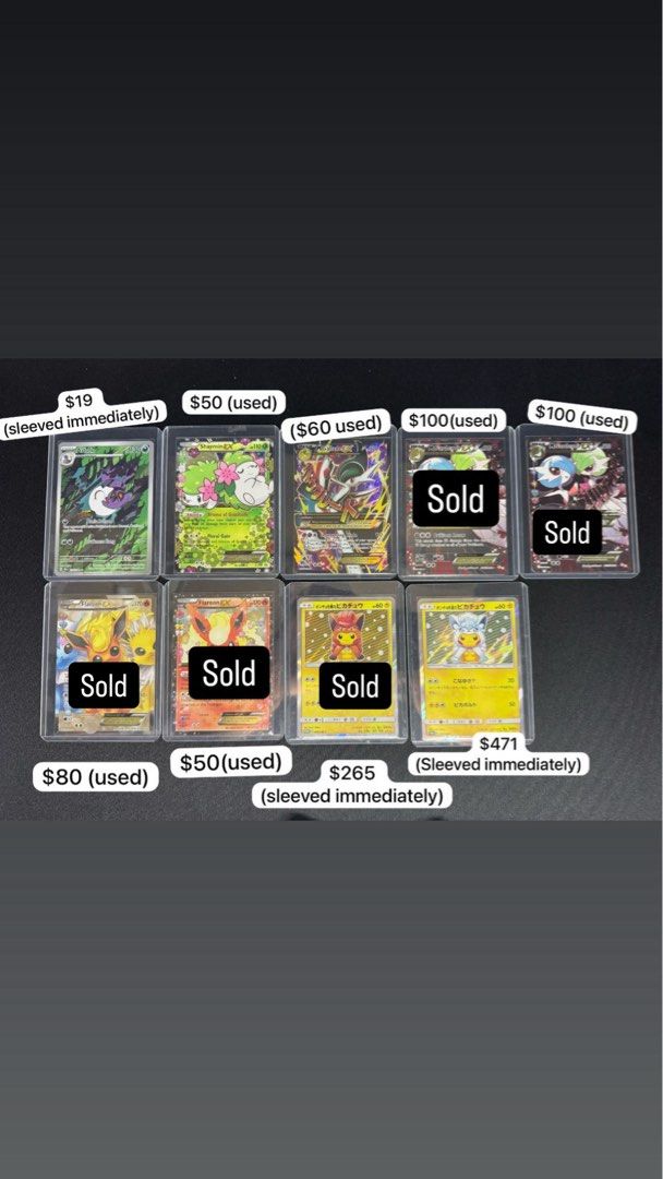 Pokemon Card Singles!, Hobbies & Toys, Toys & Games on Carousell