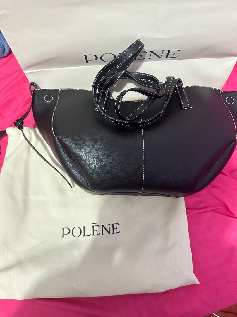Polene Cyme Mini - Black, Luxury, Bags & Wallets on Carousell