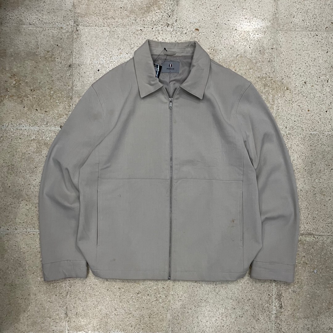 Polham canvas work-jacket, Fesyen Pria, Pakaian , Baju Luaran di Carousell