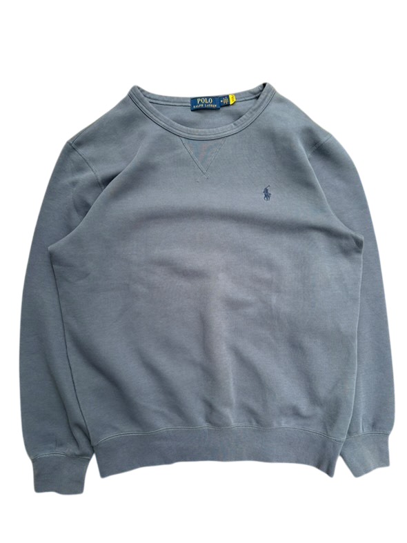 polo ralph lauren crewneck - powder blue, Men's Fashion, Coats, Jackets ...