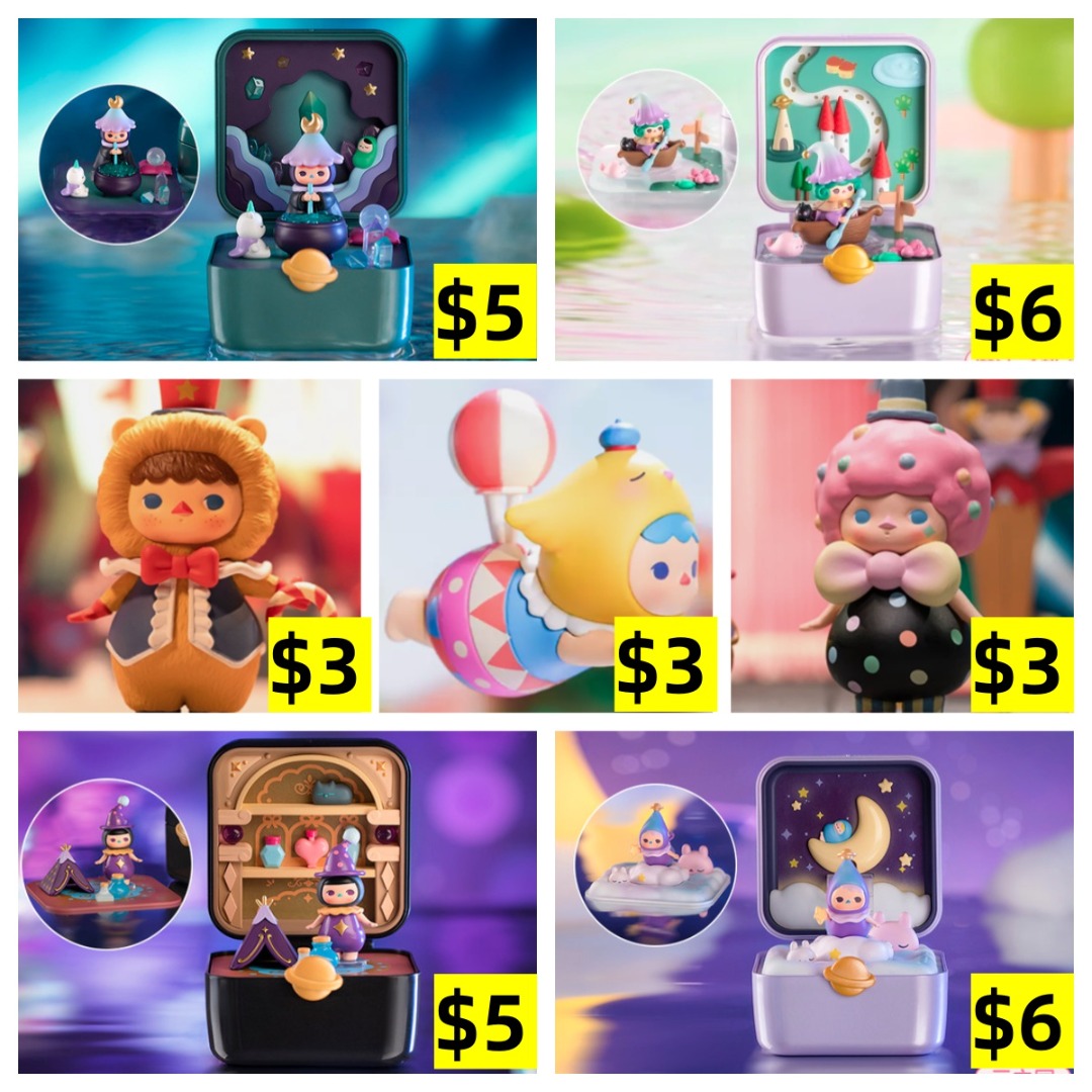 POPMART Pucky Strange Planet Balloon Babies/Circus Babies Blind Box ...