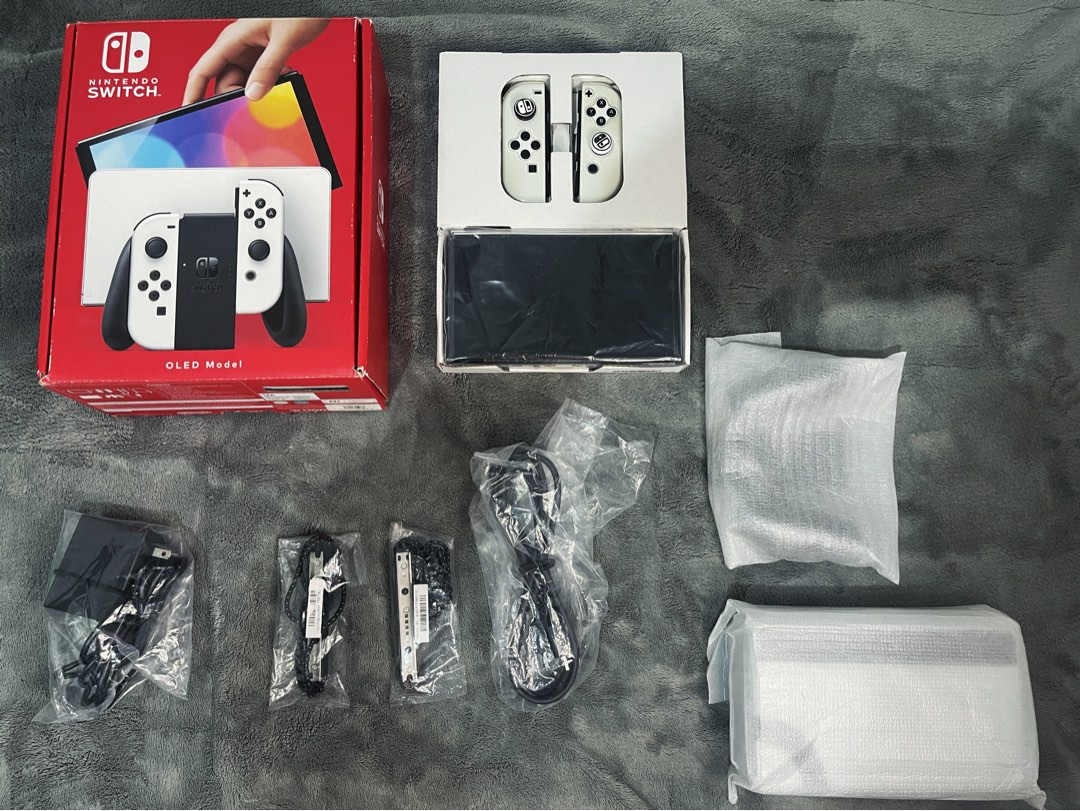 Pre Owned Nintendo Switch Oled (White) JB with 500GB SD card, Video ...