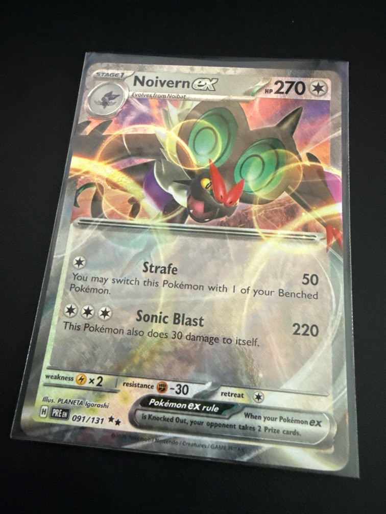 Prismatic Evolution - Noivern ex (Pokemon), Hobbies & Toys, Toys ...