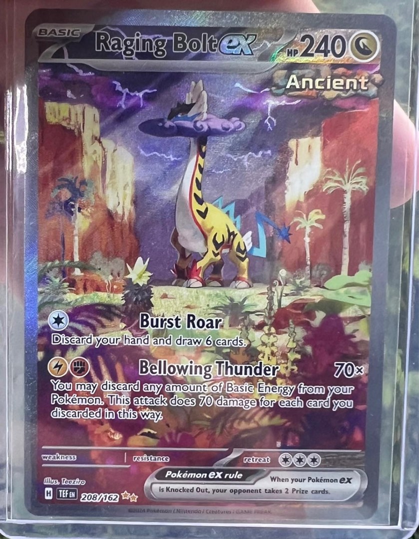 Raging Bolt SIR Ex, Hobbies & Toys, Toys & Games on Carousell