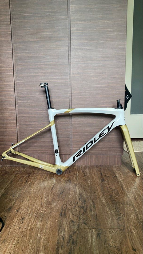 Ridley Fenix SLiC Frameset White/Gold [NEGO TIL LET GO] on Carousell