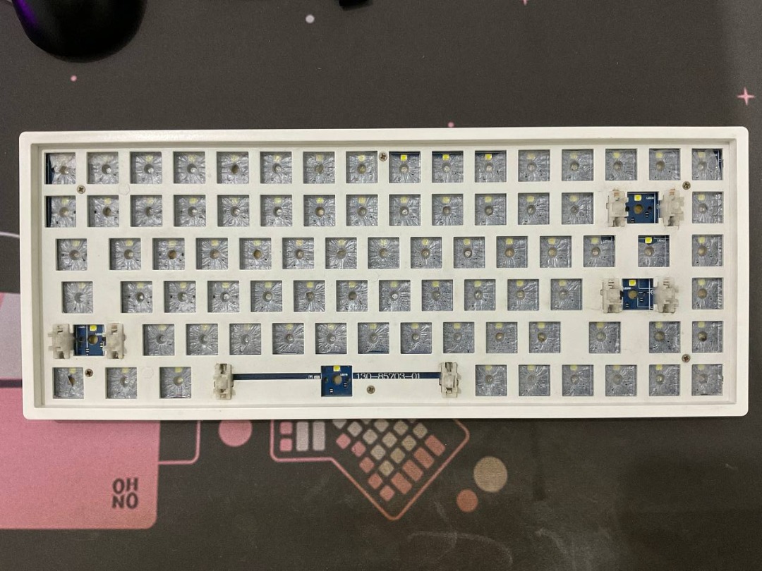 RK Royal Kludge 84 Whiteback Light 75% Wireless Mechanical Keyboard ...