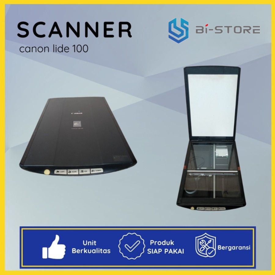 Scanner Canon CanoScan Lide 100 Untuk A4 Siap Pakai Fungsi Normal ...