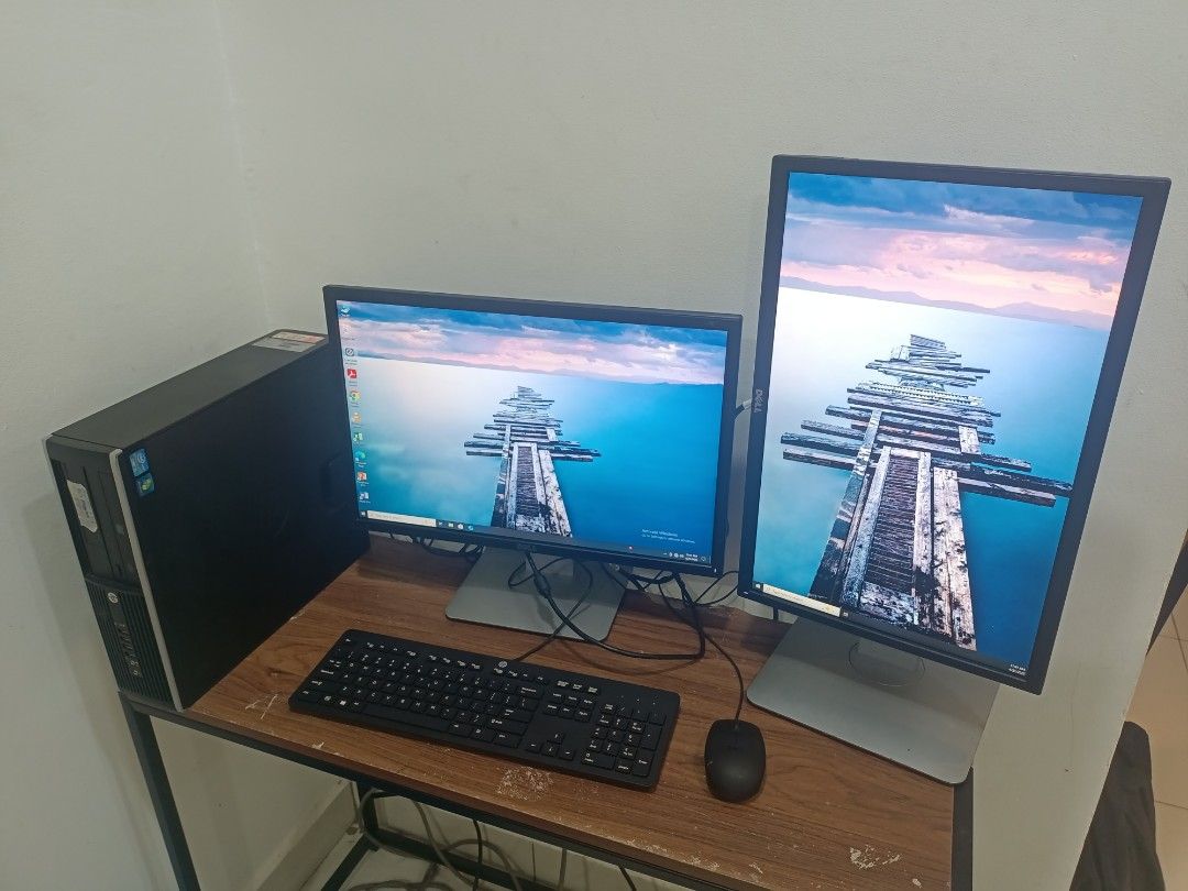 Set PC i5, Dual Monitor, Computers & Tech, Desktops on Carousell
