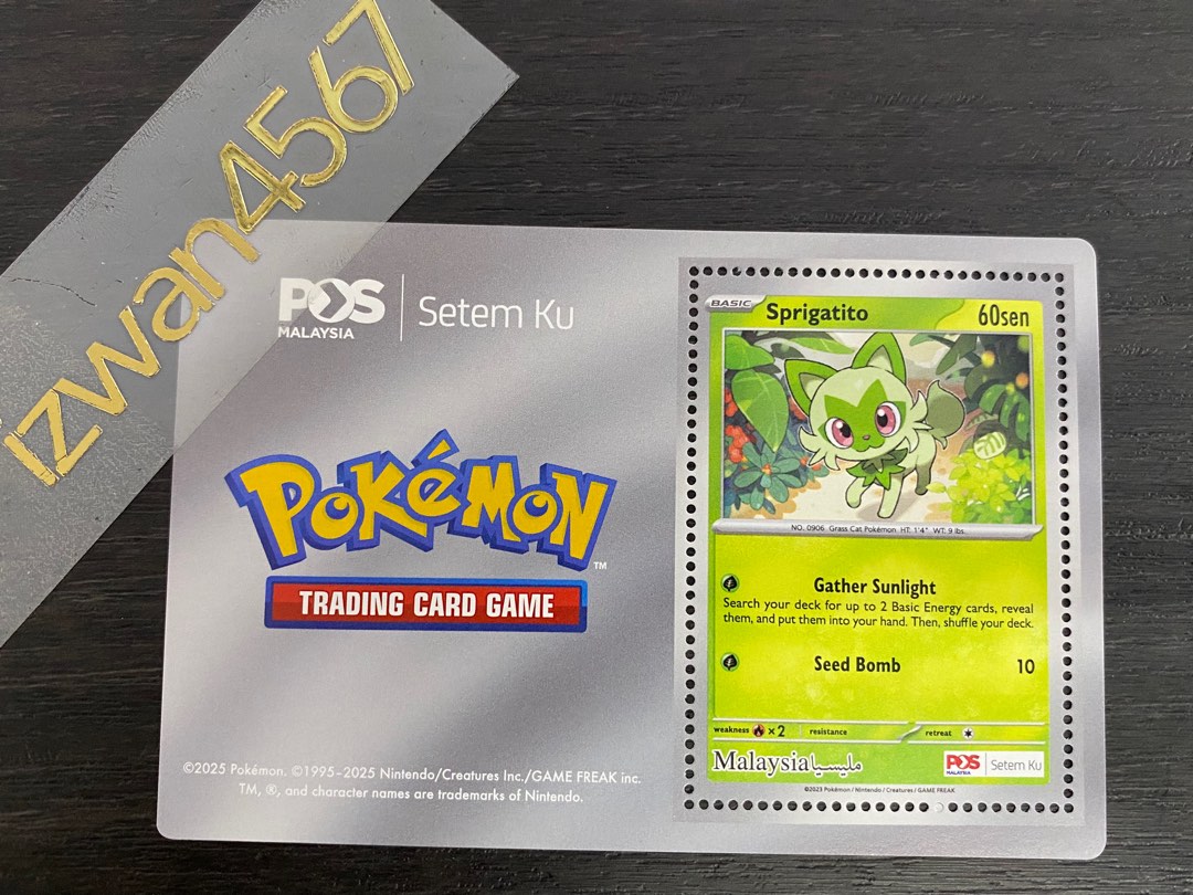 Setem TCG Pokemon x Pos Malaysia, Hobbies & Toys, Collectibles ...