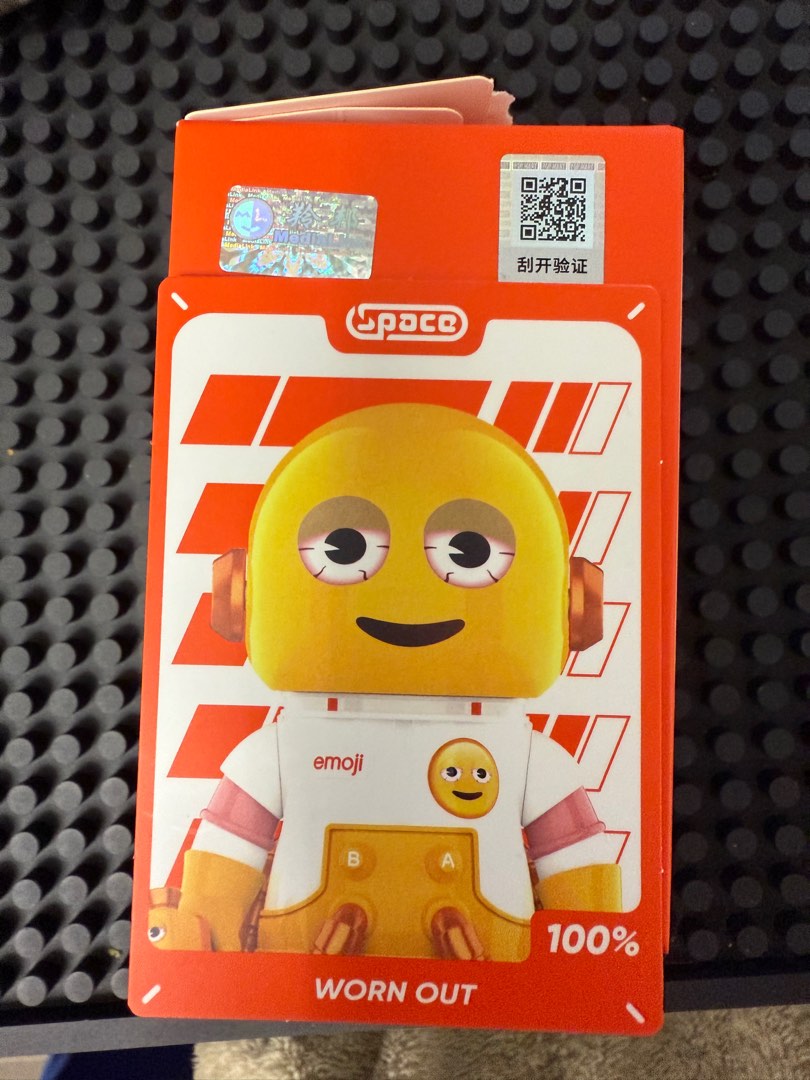 Space Molly Emoji - worn out, Hobbies & Toys, Toys & Games on Carousell