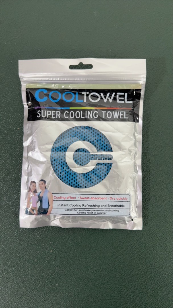 Brand-new, Super Cooling Towel - Instant Cooling, gym workout ...