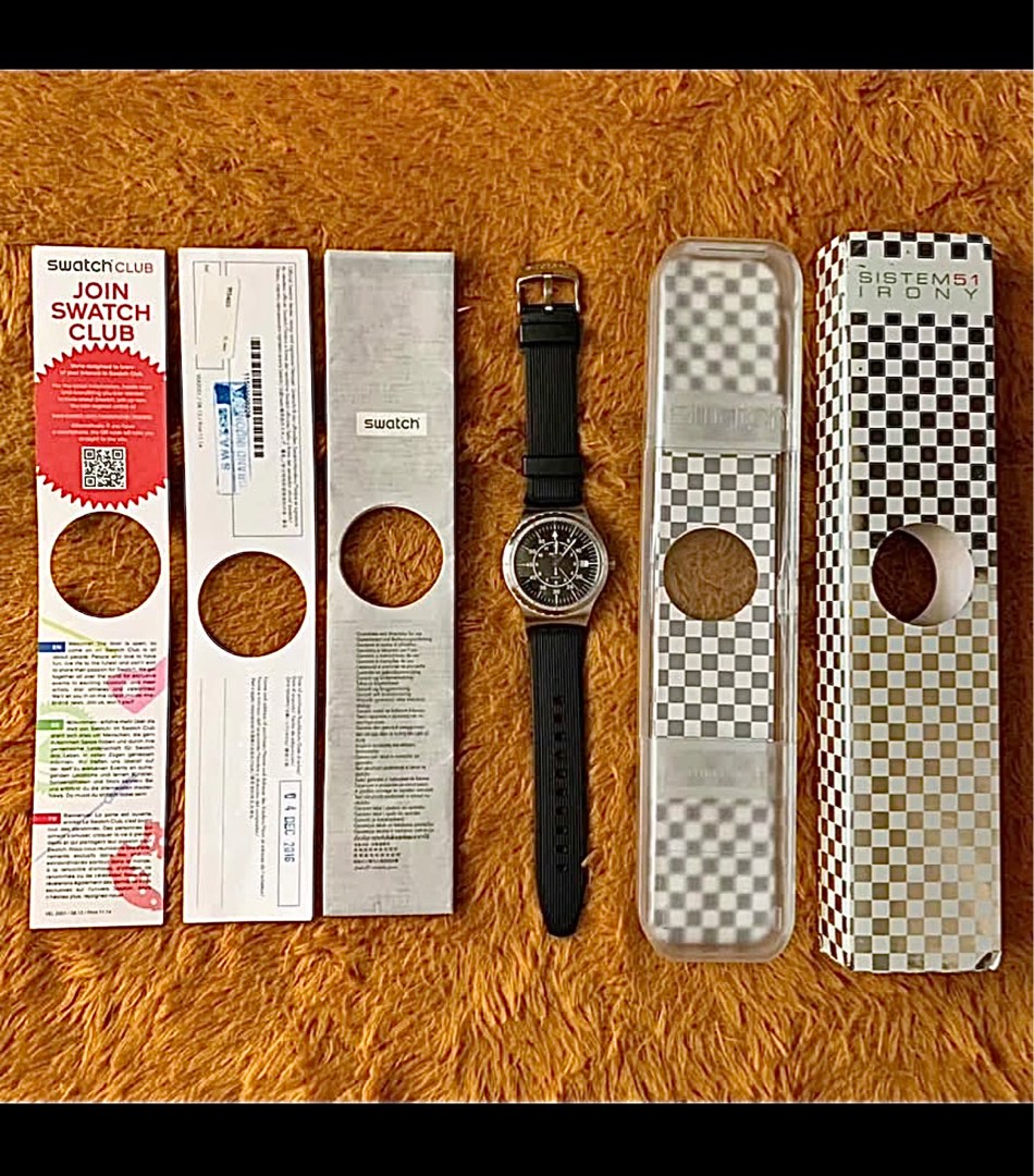 Swatch Irony Automatic, Barang Mewah, Jam Tangan di Carousell