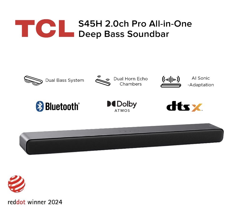 TCL S45H 2.0ch Soundbar, Audio, Soundbars, Speakers & Amplifiers on ...