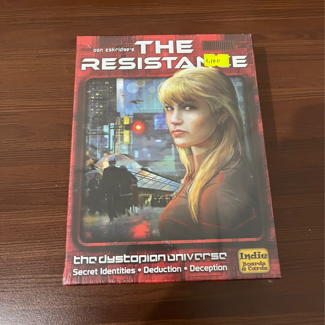 THE RESISTANCE: THE DYSTOPIAN UNIVERSE Board Game, Hobbies & Toys, Toys ...