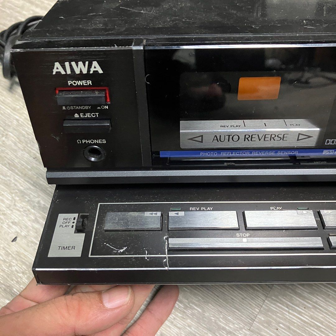 AIWA R450 Stereo Cassette Deck, Audio, Other Audio Equipment on Carousell