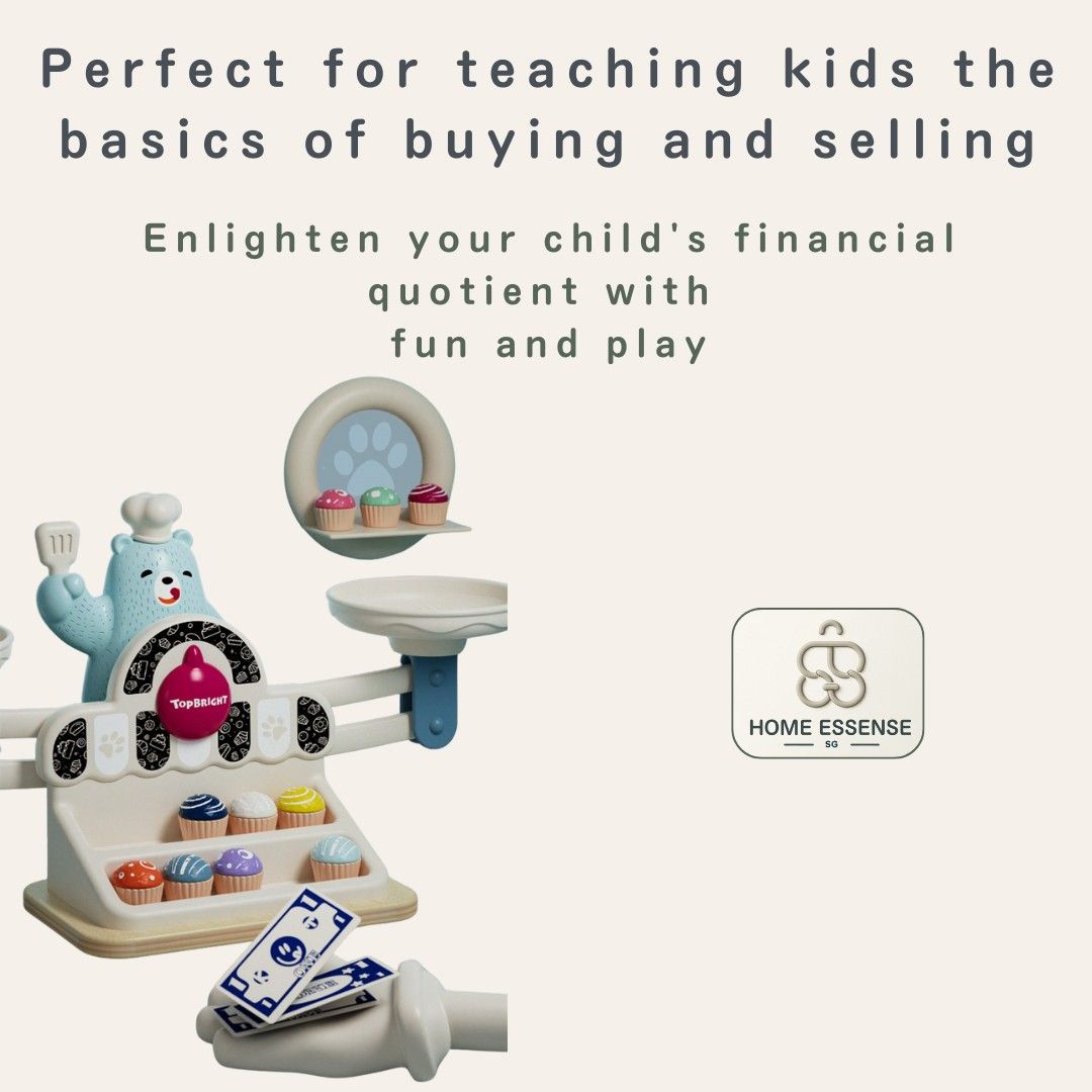 TopBright Blue Yummy Bear Scale Fun Educational Toy for Math & Color ...