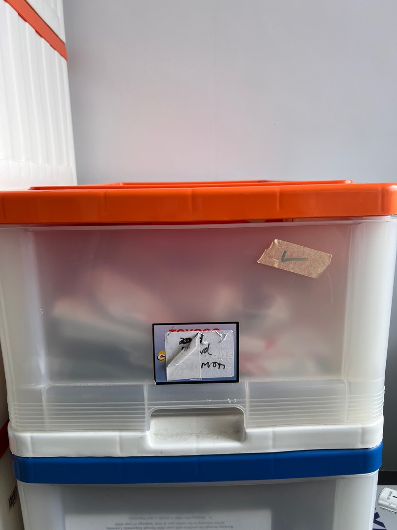 Toyogo 707 (25 L) single plastic storage box, Furniture & Home Living ...