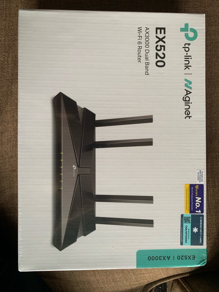 TP-LINK EX520 Wifi 6 router, Computers & Tech, Parts & Accessories ...