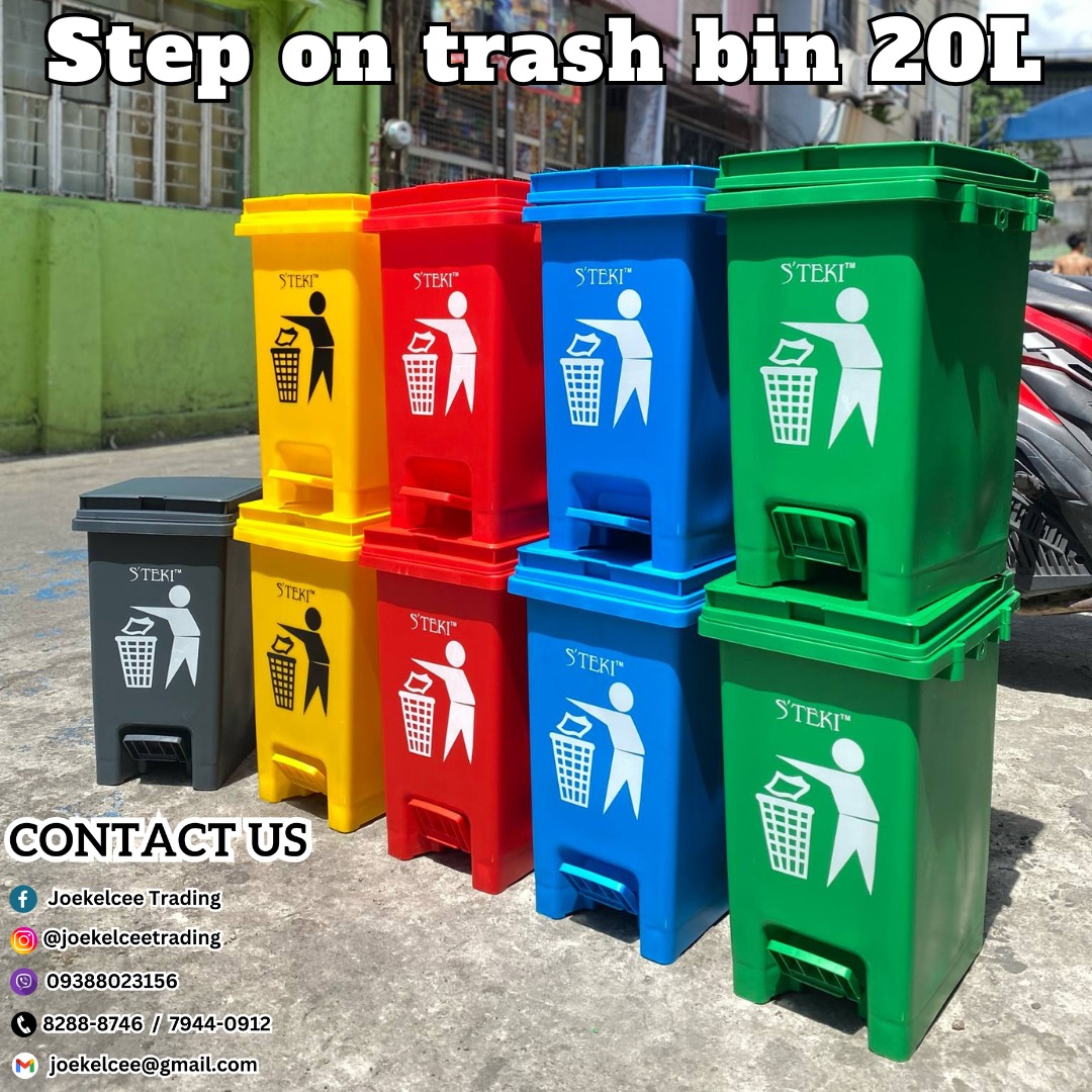 TRASH BIN 20 LITERS, Furniture & Home Living, Cleaning & Homecare ...