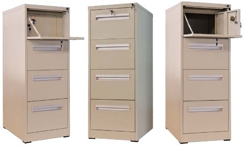 Vertical Cabinet with Vault / Office Partition, Furniture & Home Living ...
