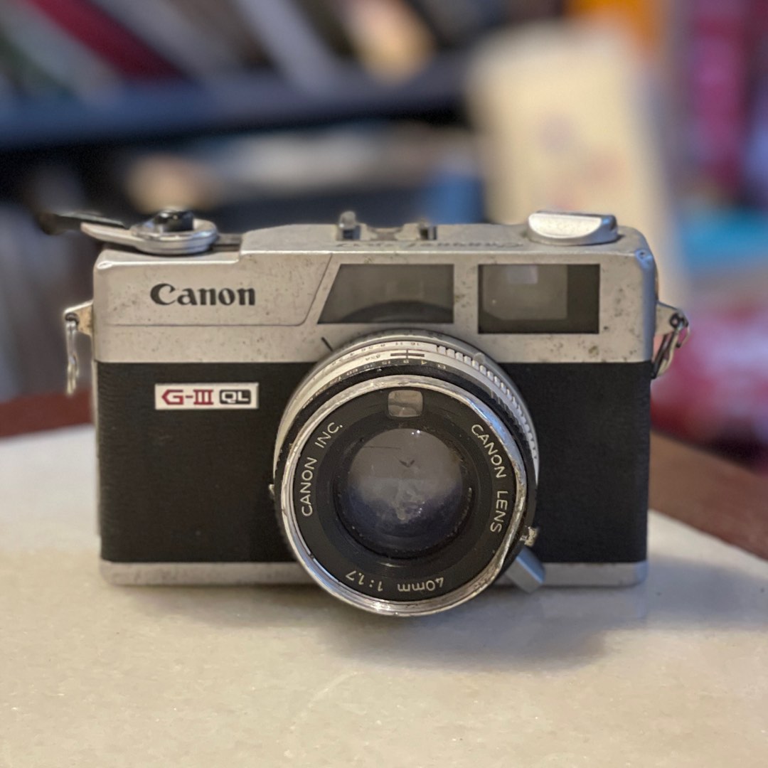 Vintage Classic Canon Canonet QL17 GIII Rangefinder Film Camera, Photography, Cameras on Carousell